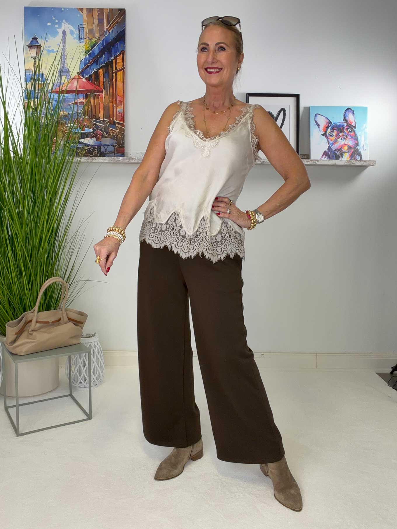 Top Lilia beige – Winat